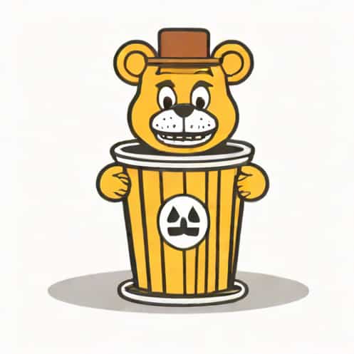 Freddy Fazbear Trash Can – Tanningoilsa.com